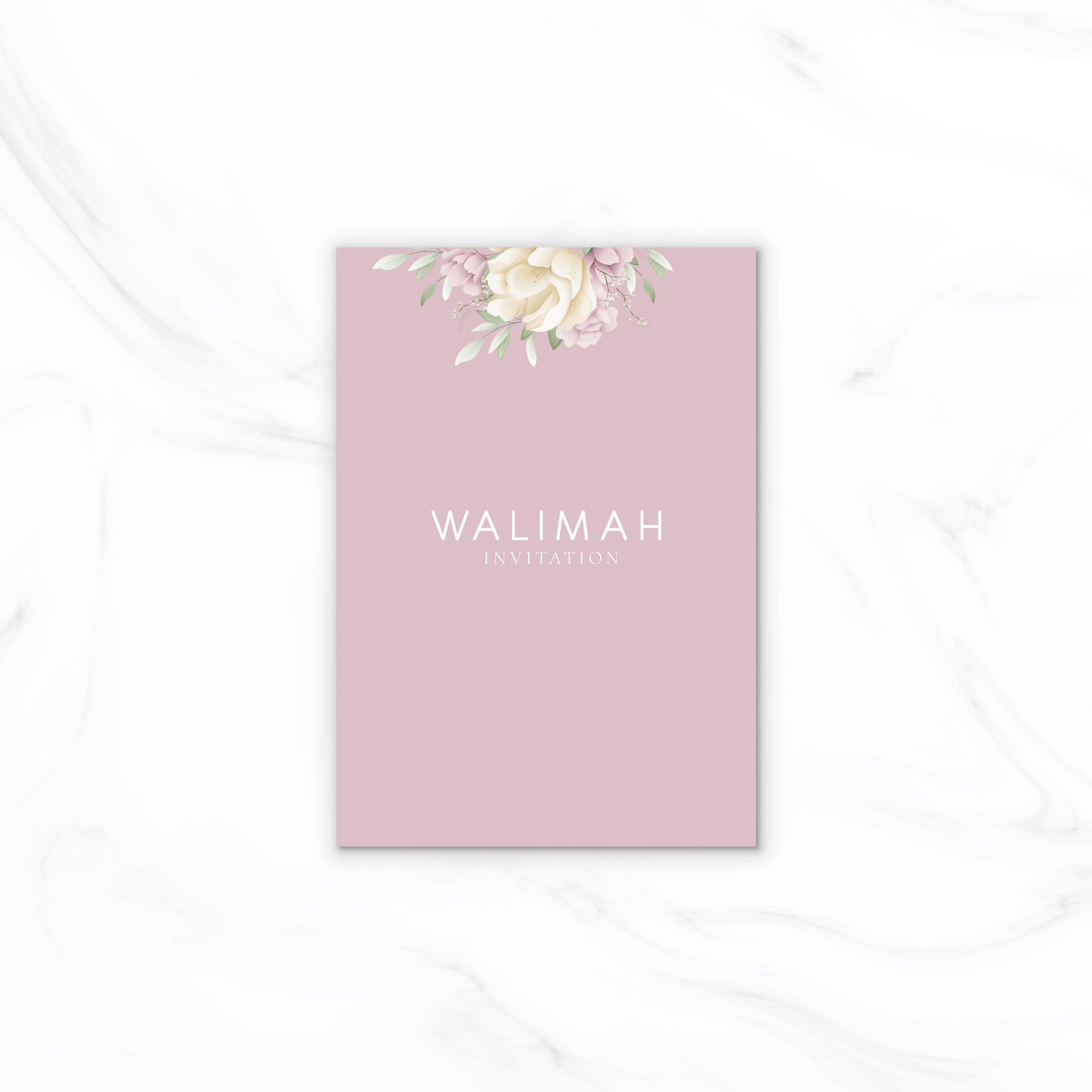 MWC044 – Walimah Card – My Wedding Cards